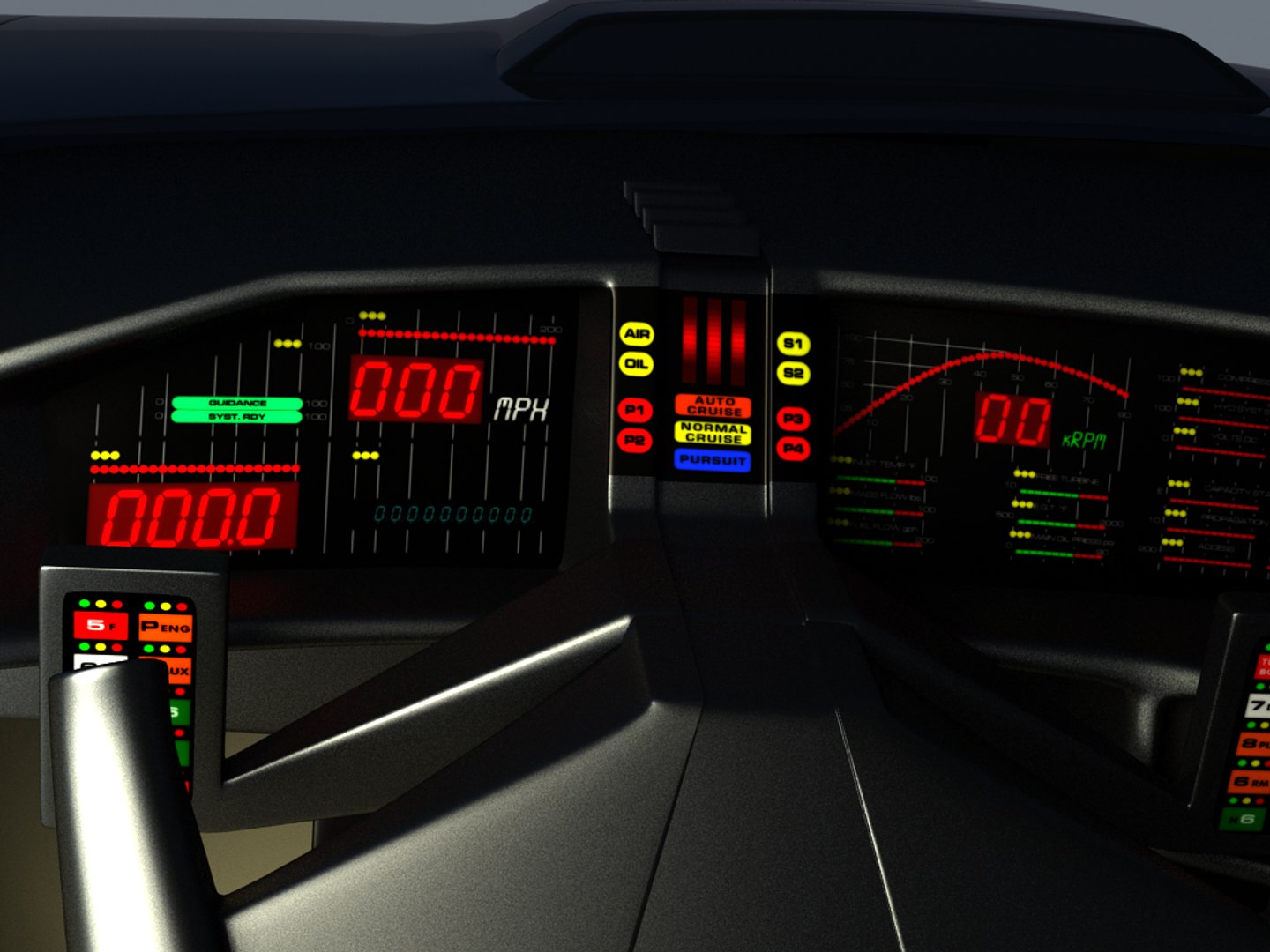 Knight Rider 3d Model