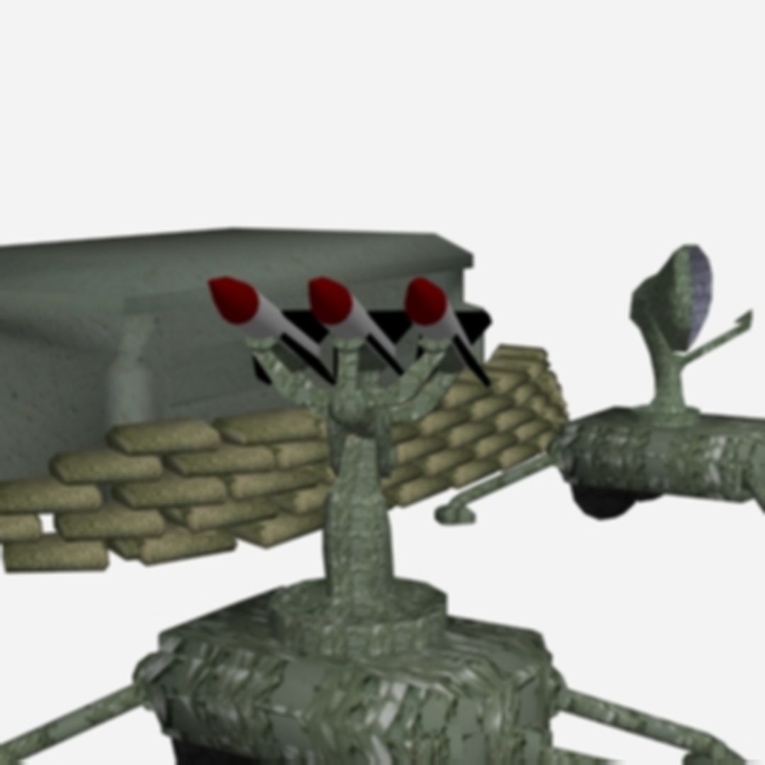 Sam Site Kit Bunker 3d Model