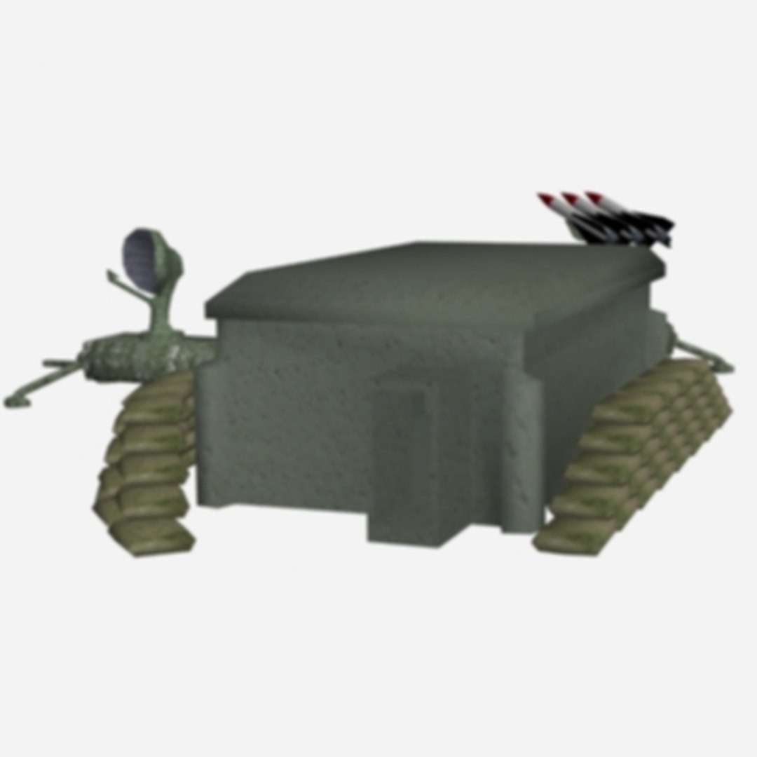 Sam Site Kit Bunker 3d Model