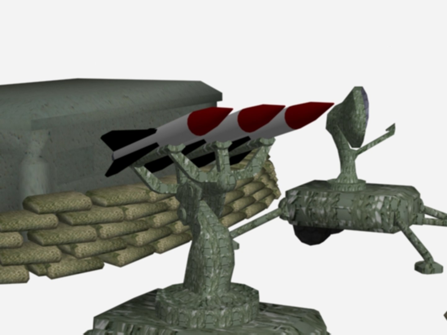 Sam Site Kit Bunker 3d Model