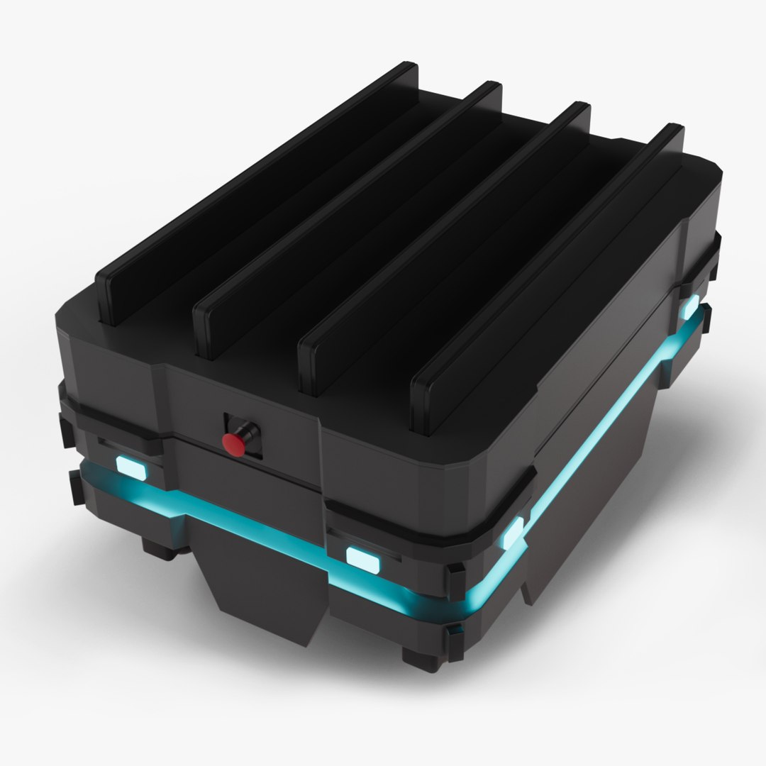 3D AMR AGV Cobot Small Shelf Model - TurboSquid 2325888