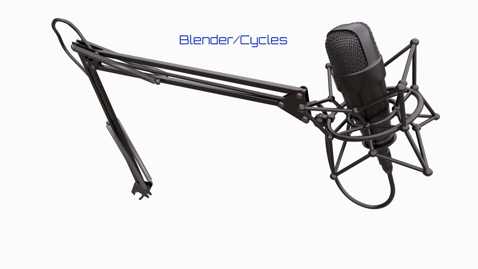 Podcast Microphone And Stand 3D Model - TurboSquid 2424882