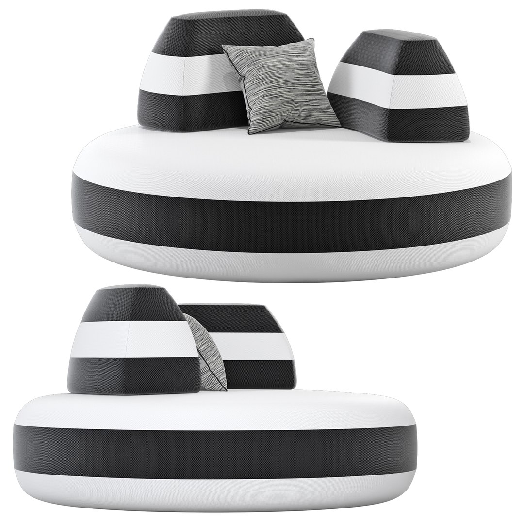 3D Roche Bobois Bombom Sofa Set 1 - TurboSquid 2205995