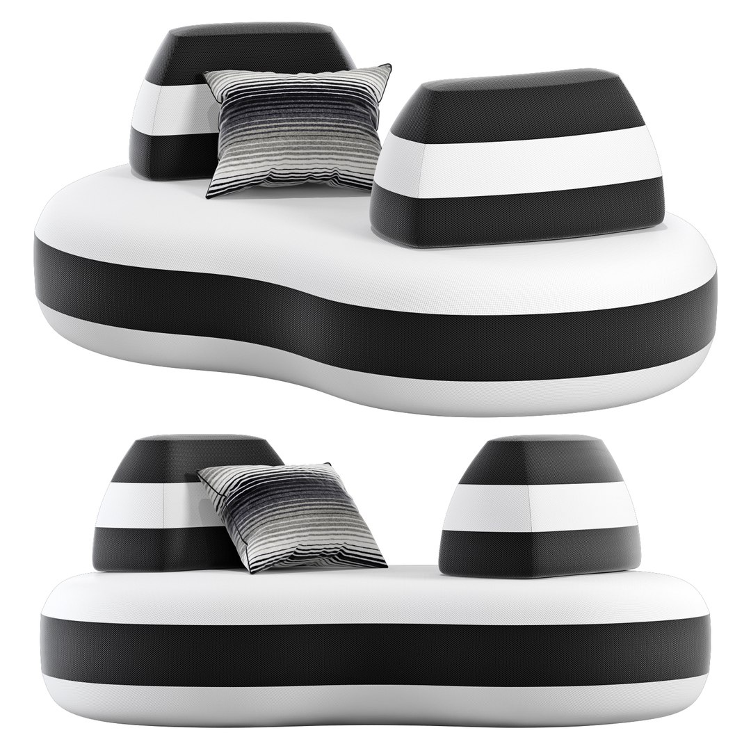 3D Roche Bobois Bombom Sofa Set 1 - TurboSquid 2205995