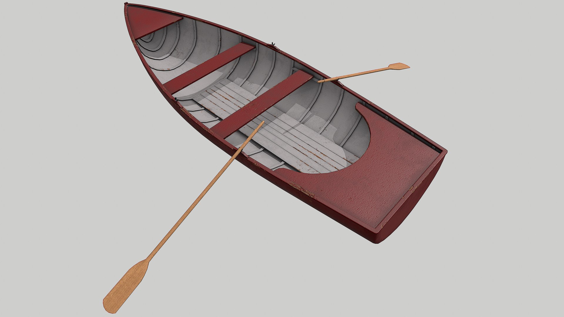 Pbr rowing boat 3D - TurboSquid 1608174