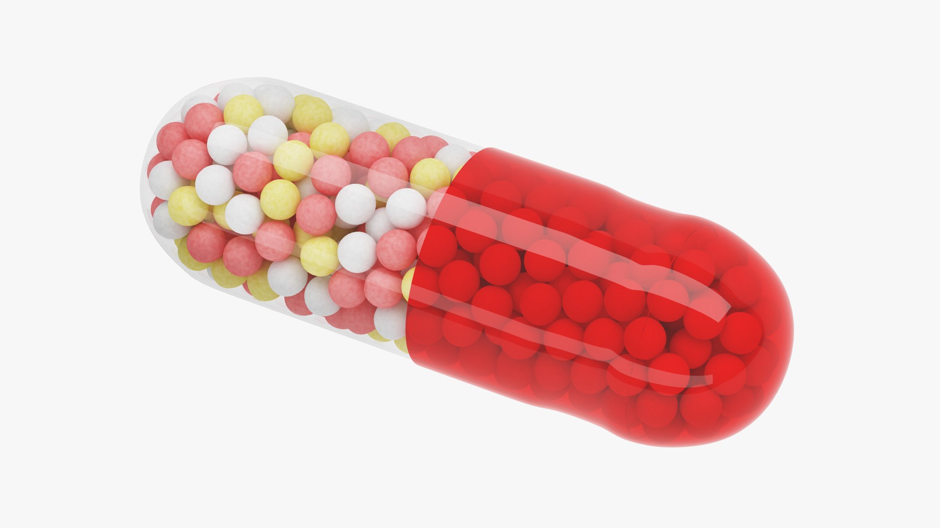 3D pill capsule 02 - TurboSquid 1609116