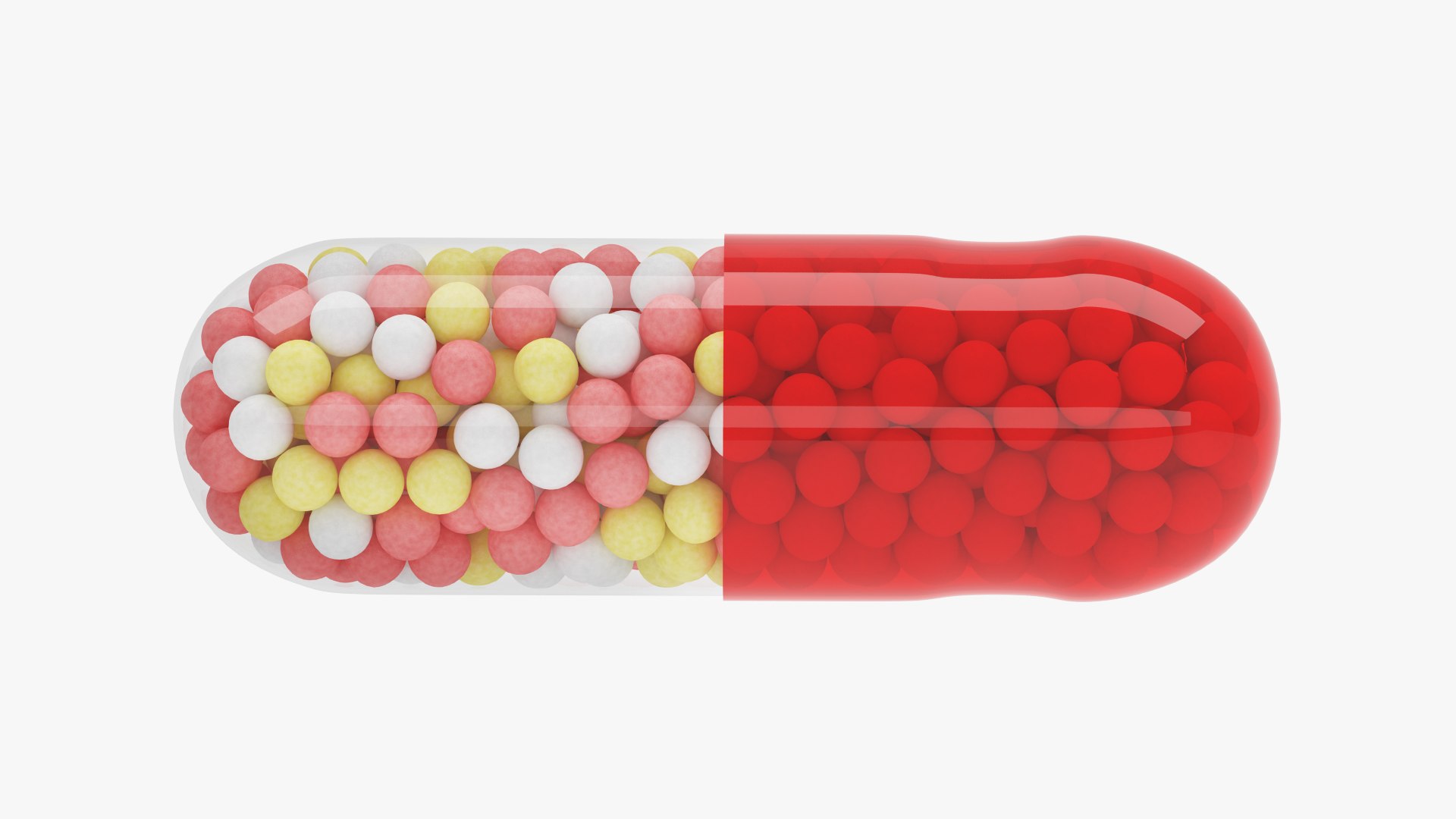 3D pill capsule 02 - TurboSquid 1609116