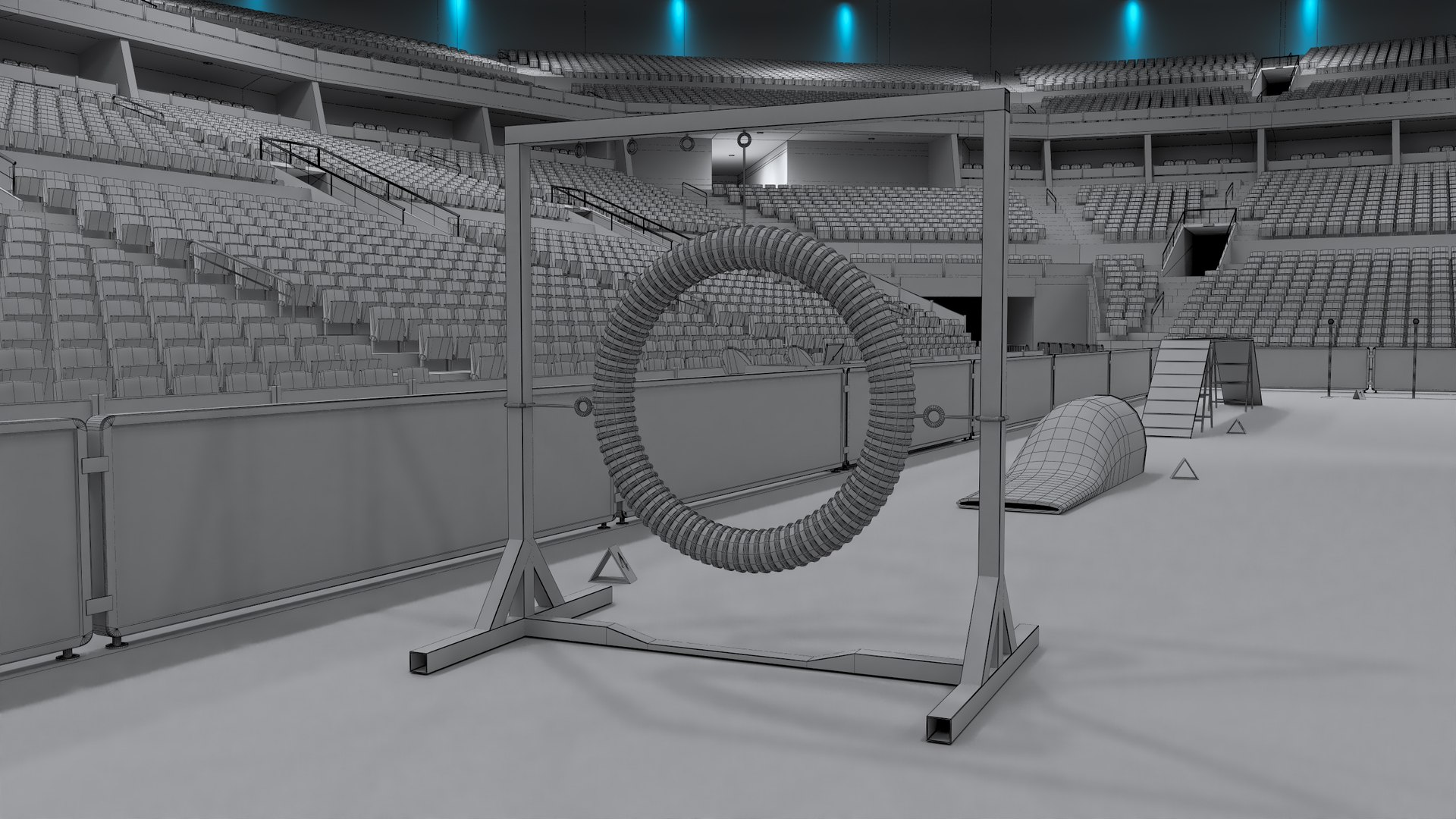 Dog Agility Arena 3D Model - TurboSquid 2223525