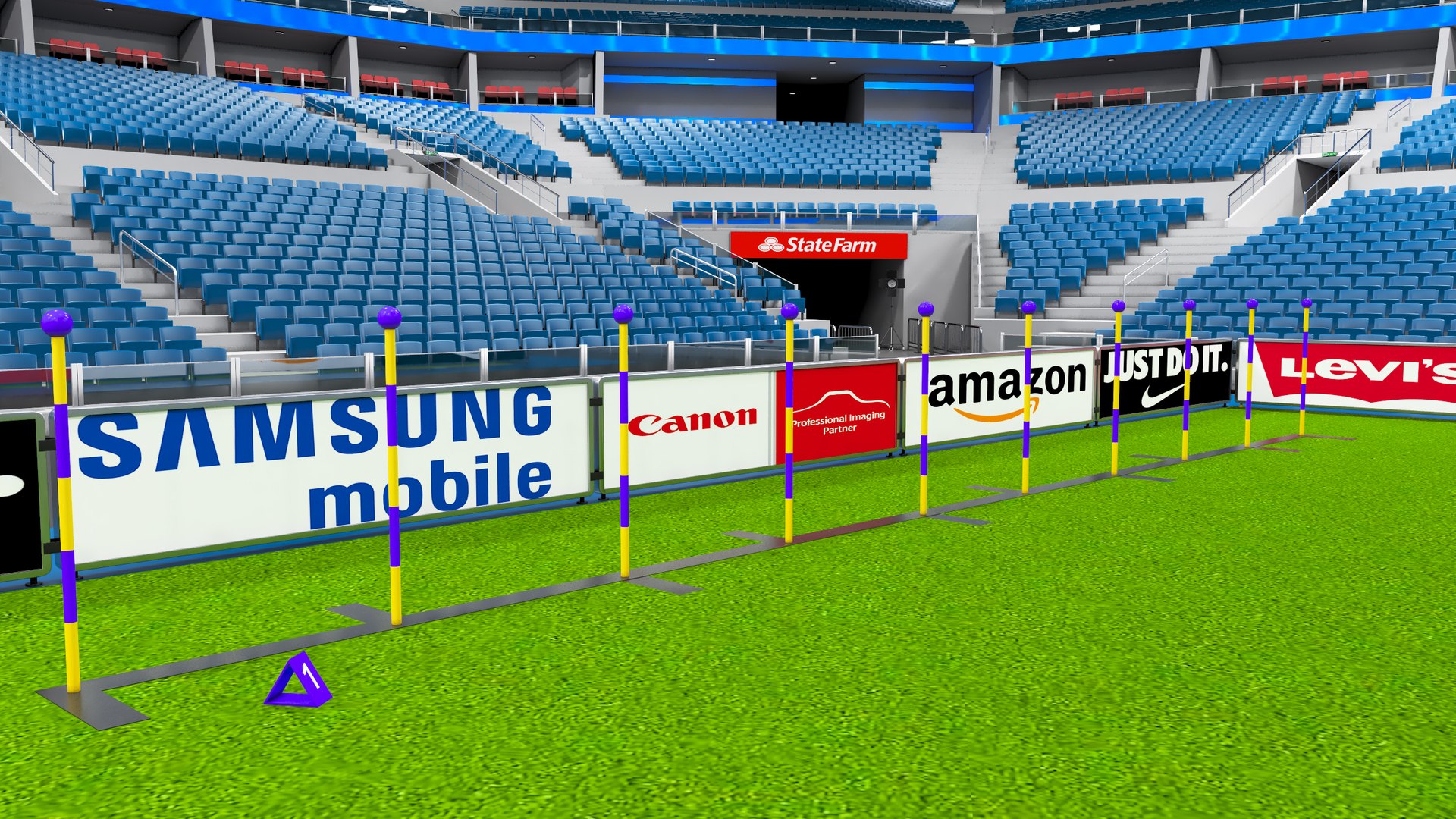 Dog Agility Arena 3D Model - TurboSquid 2223525