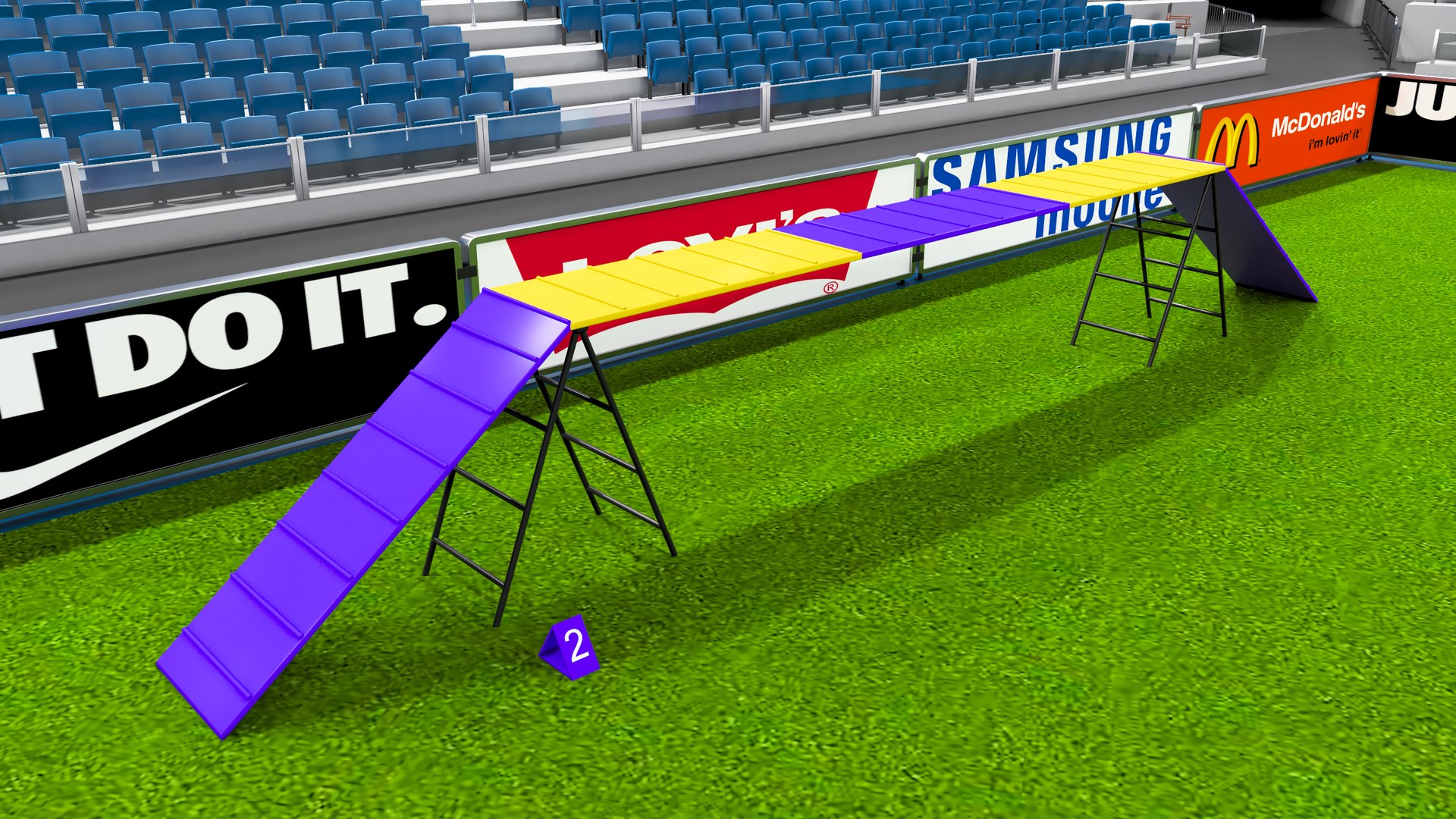 Dog Agility Arena 3D Model - TurboSquid 2223525