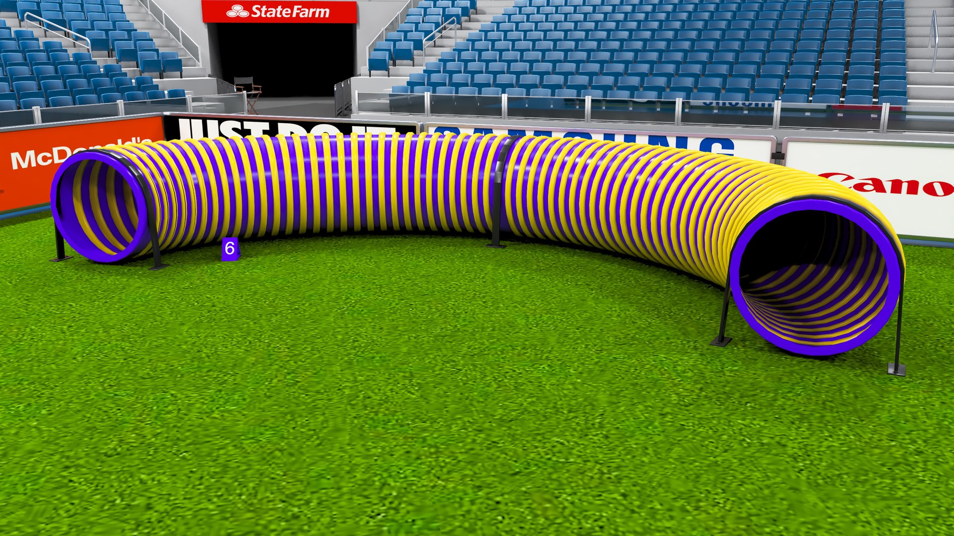 Dog Agility Arena 3D Model - TurboSquid 2223525