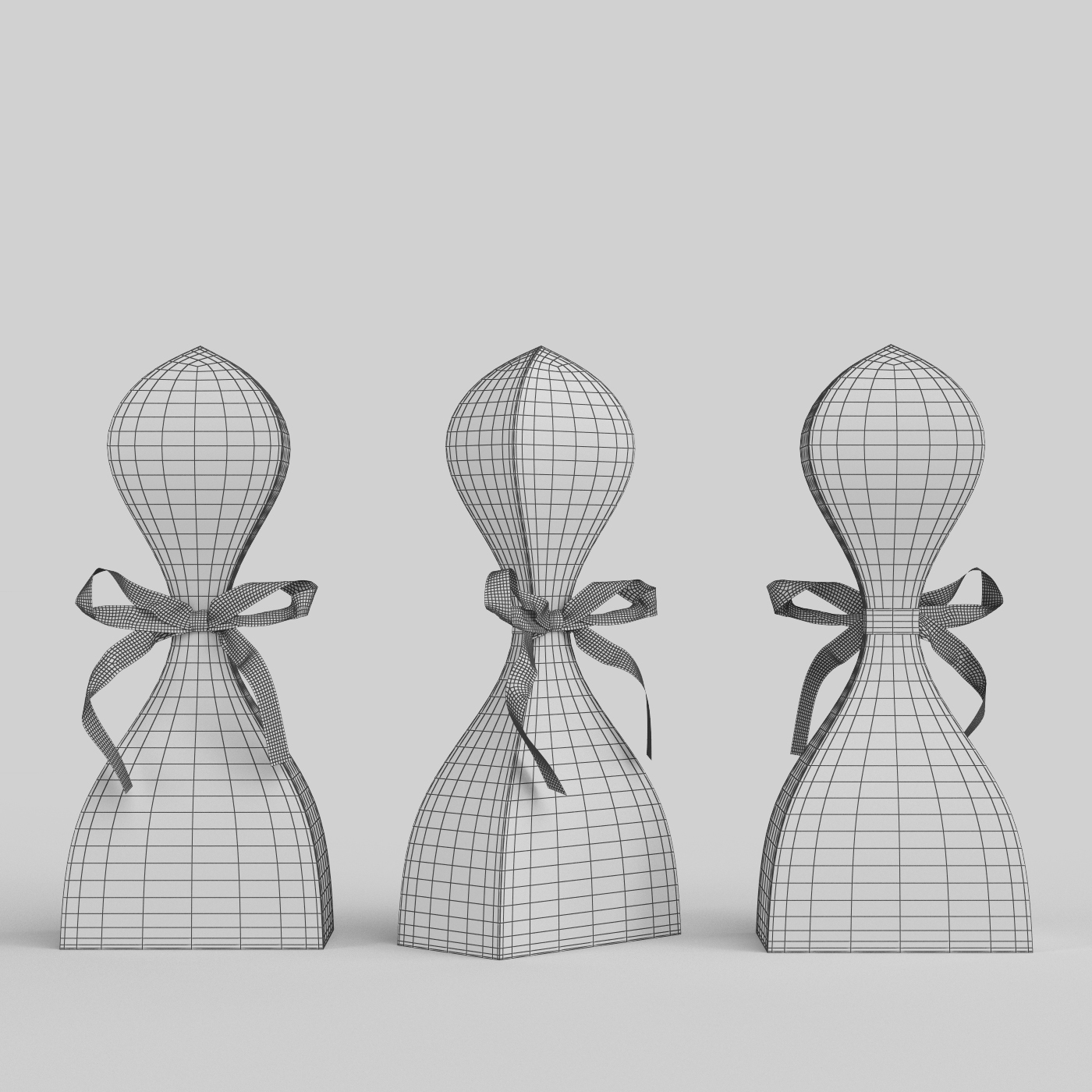 3d model girard wooden dolls toy