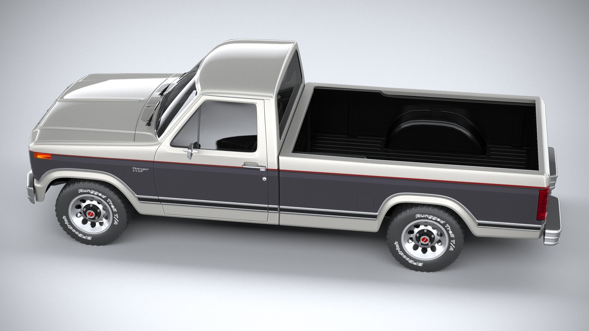 3D Ford F-150 Ranger 1980 Model - TurboSquid 1786791