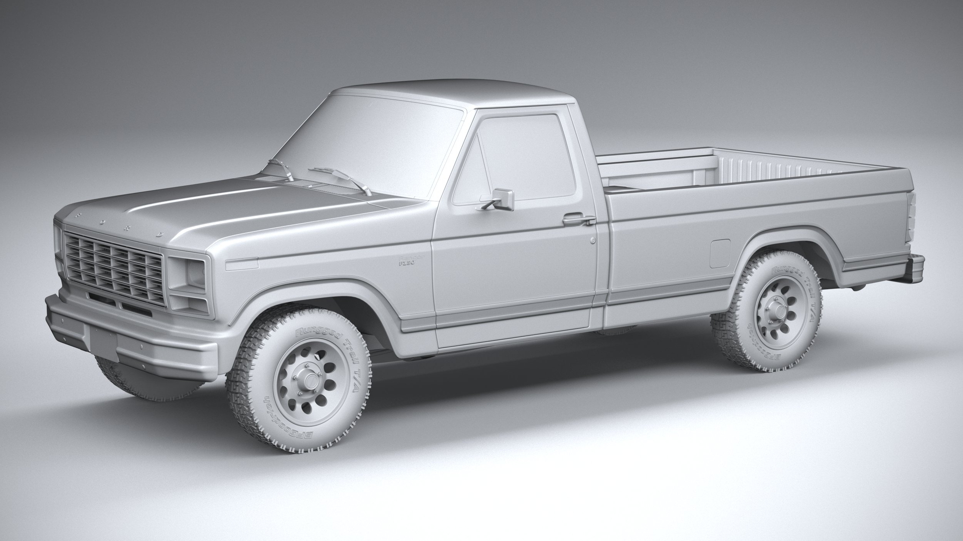 3D Ford F-150 Ranger 1980 model - TurboSquid 1786791