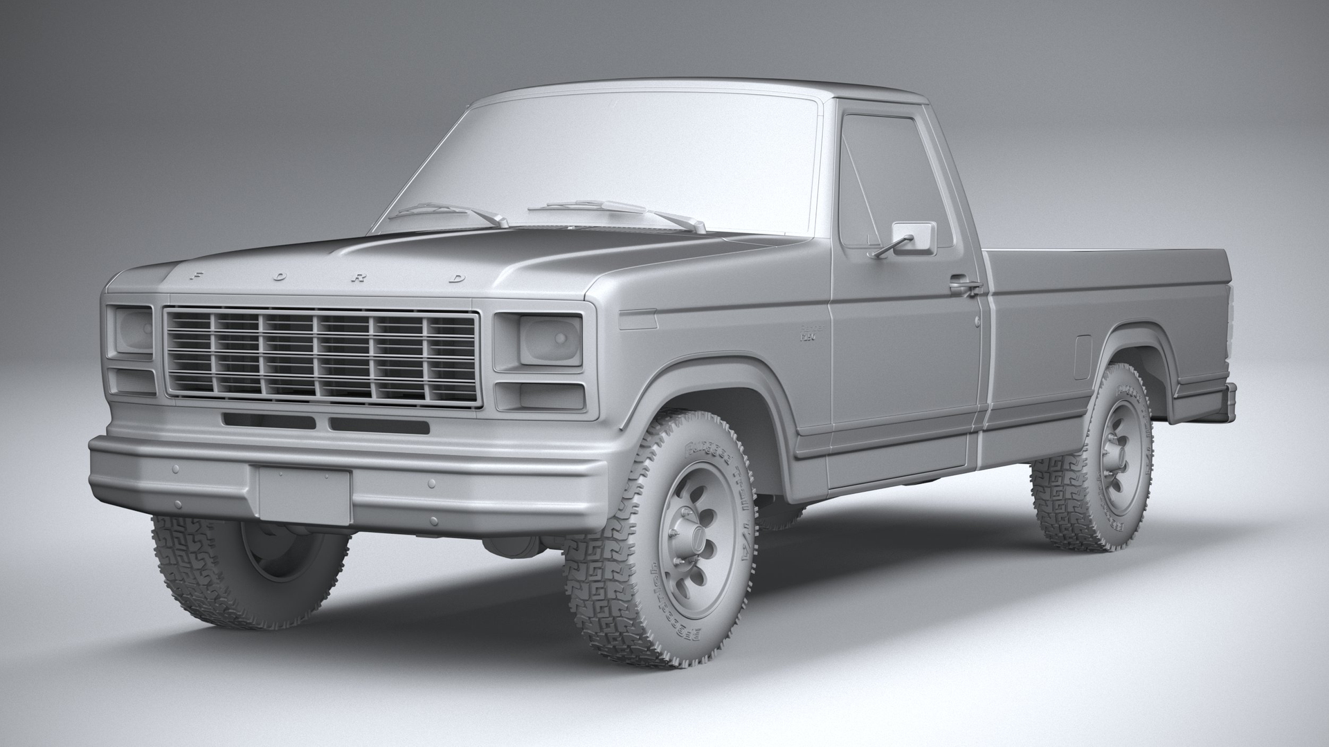 3D Ford F-150 Ranger 1980 model - TurboSquid 1786791