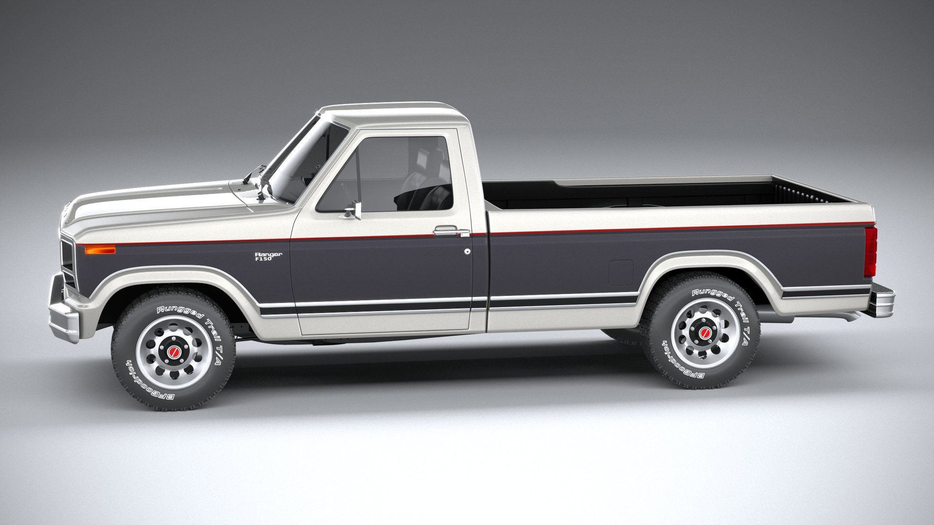 3D Ford F-150 Ranger 1980 Model - TurboSquid 1786791