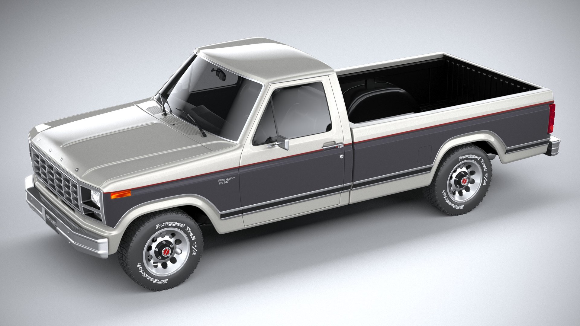 3D Ford F-150 Ranger 1980 Model - TurboSquid 1786791