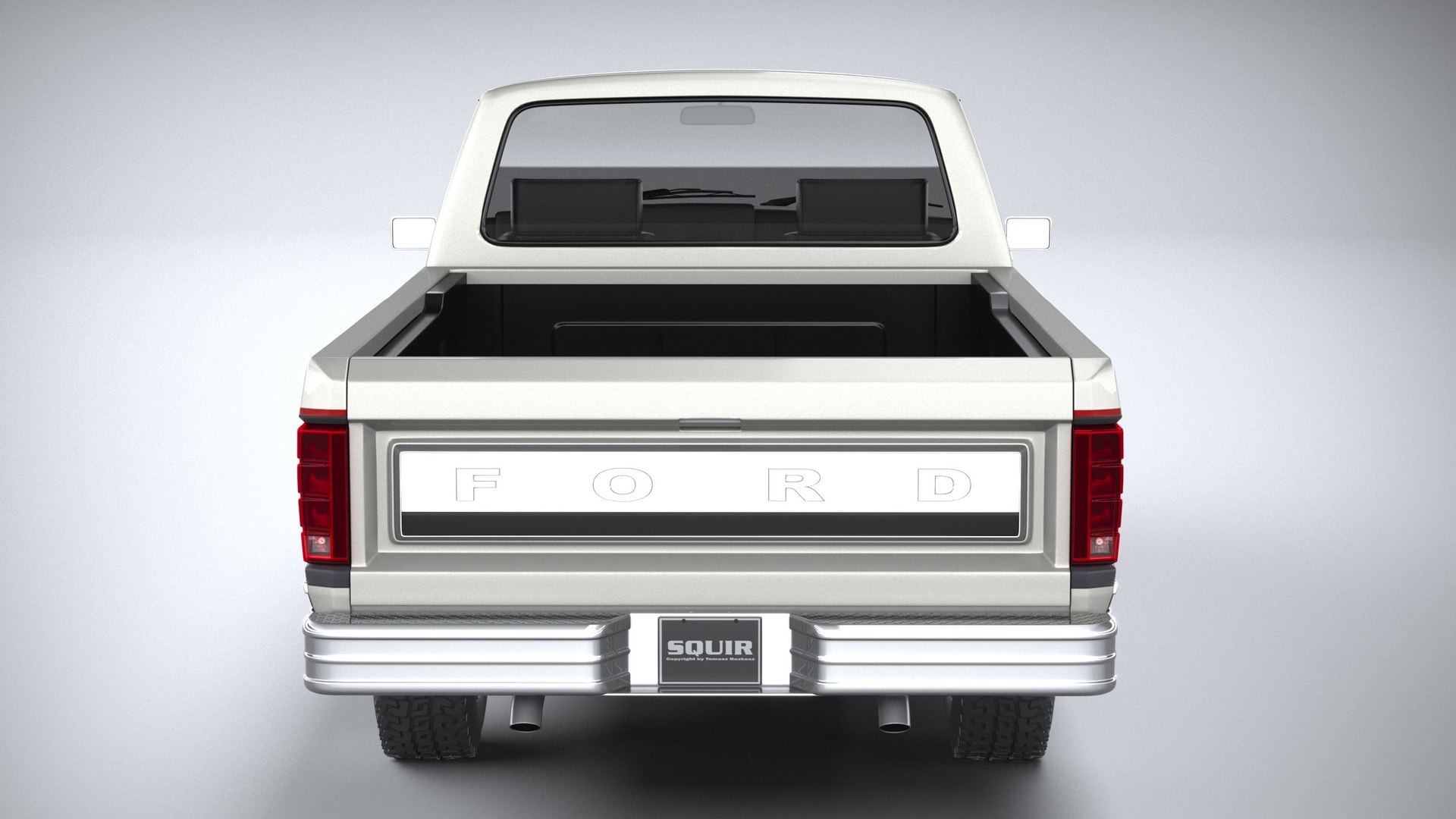 3D Ford F-150 Ranger 1980 Model - TurboSquid 1786791