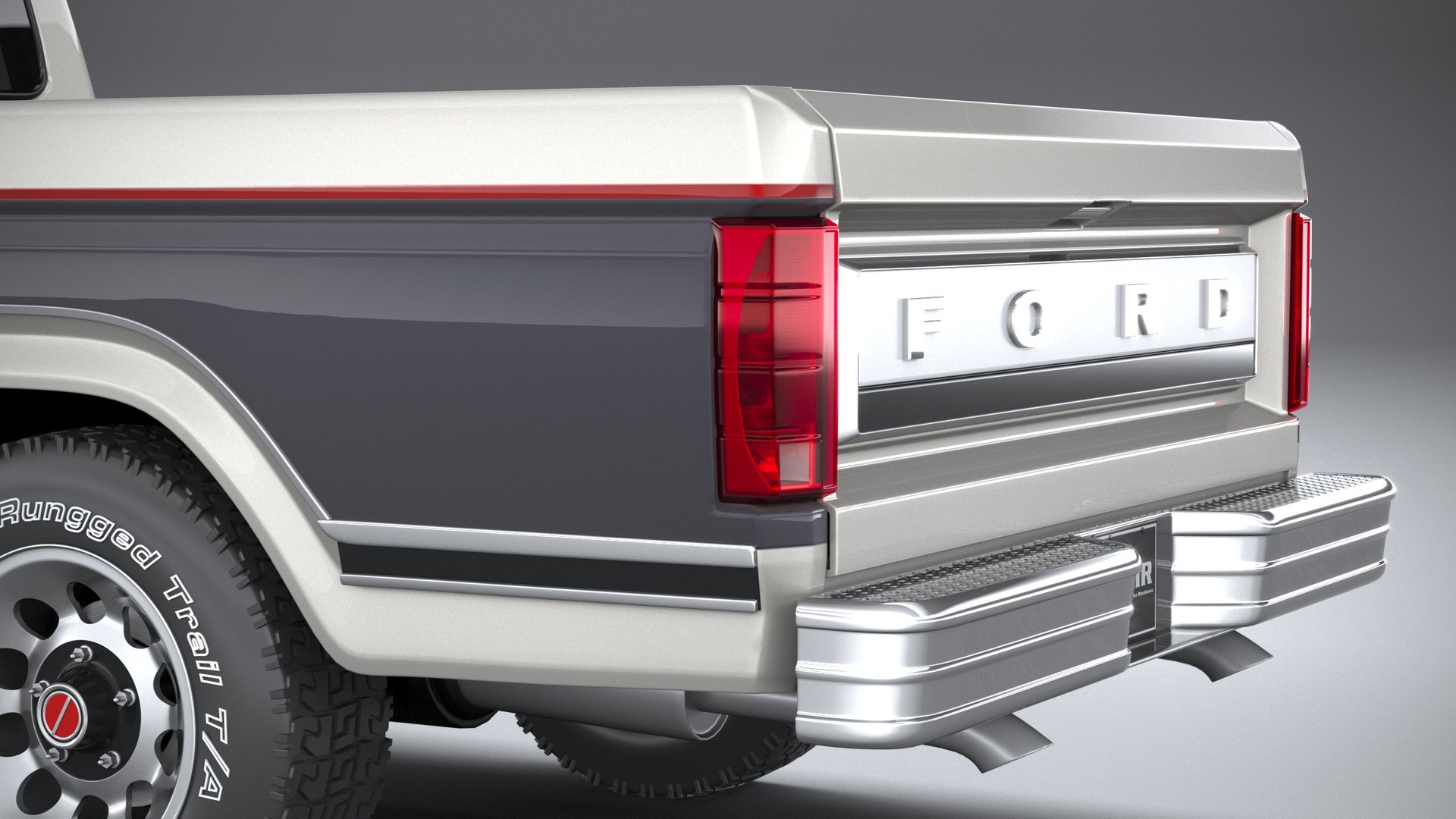 3D Ford F-150 Ranger 1980 Model - TurboSquid 1786791