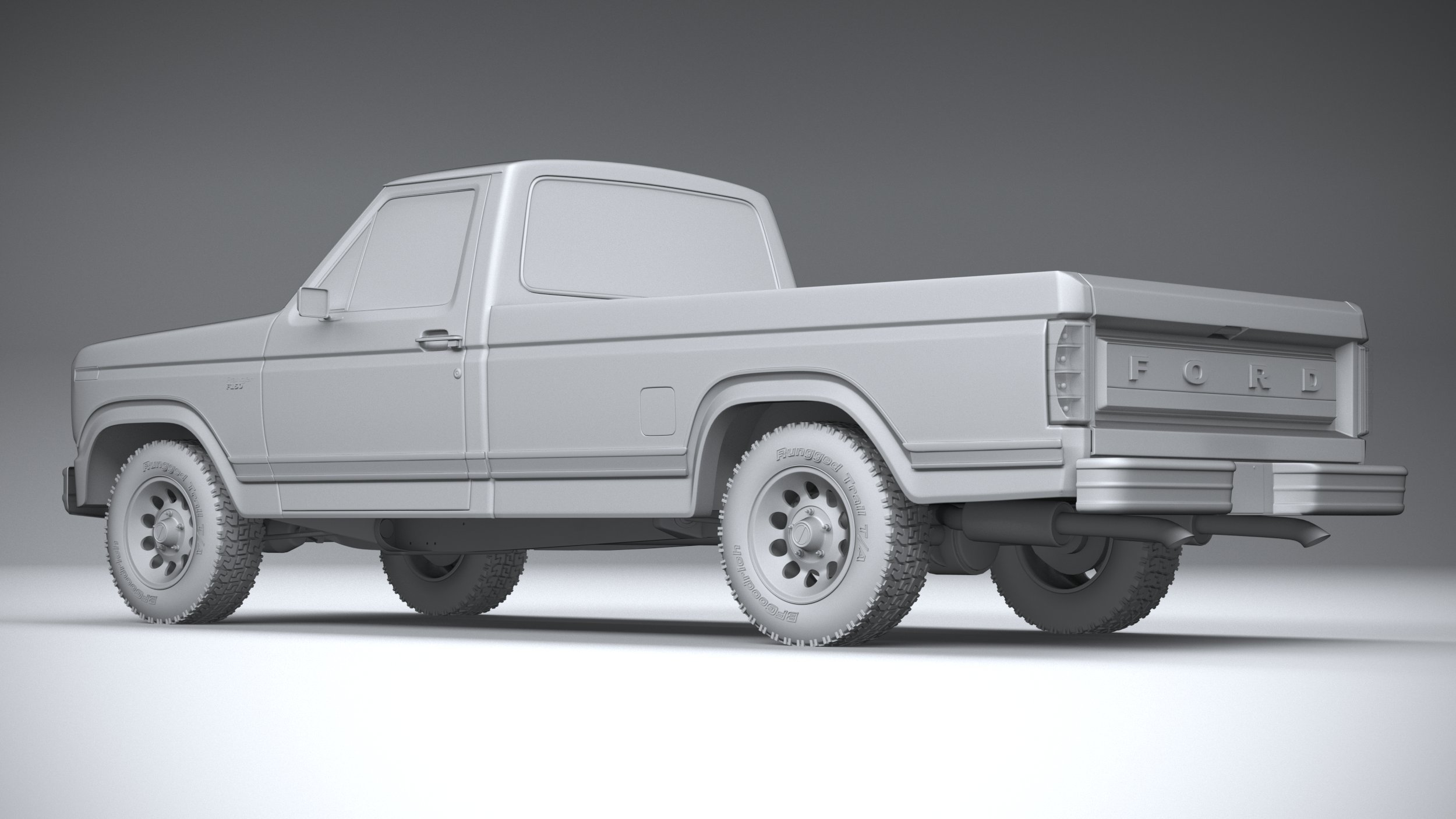 3D Ford F-150 Ranger 1980 model - TurboSquid 1786791