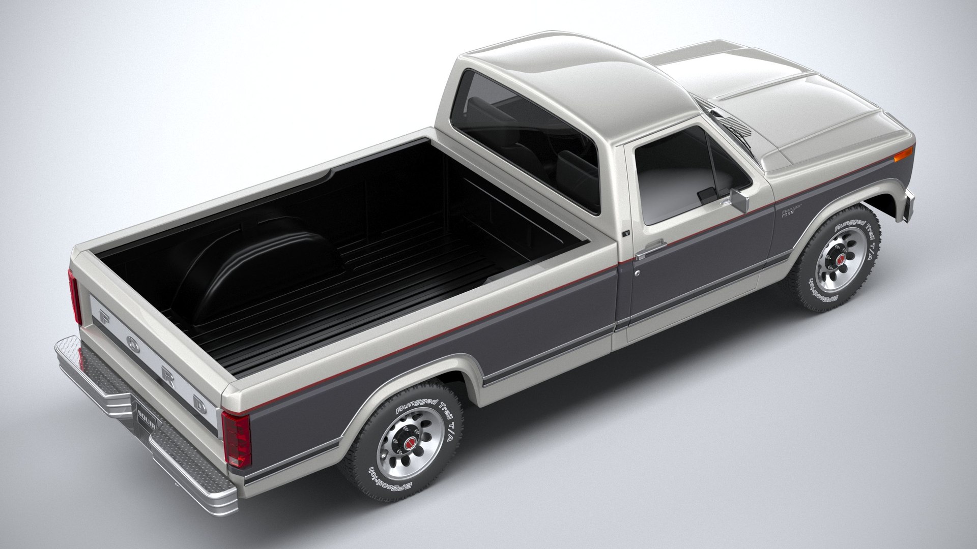 3D Ford F-150 Ranger 1980 Model - TurboSquid 1786791