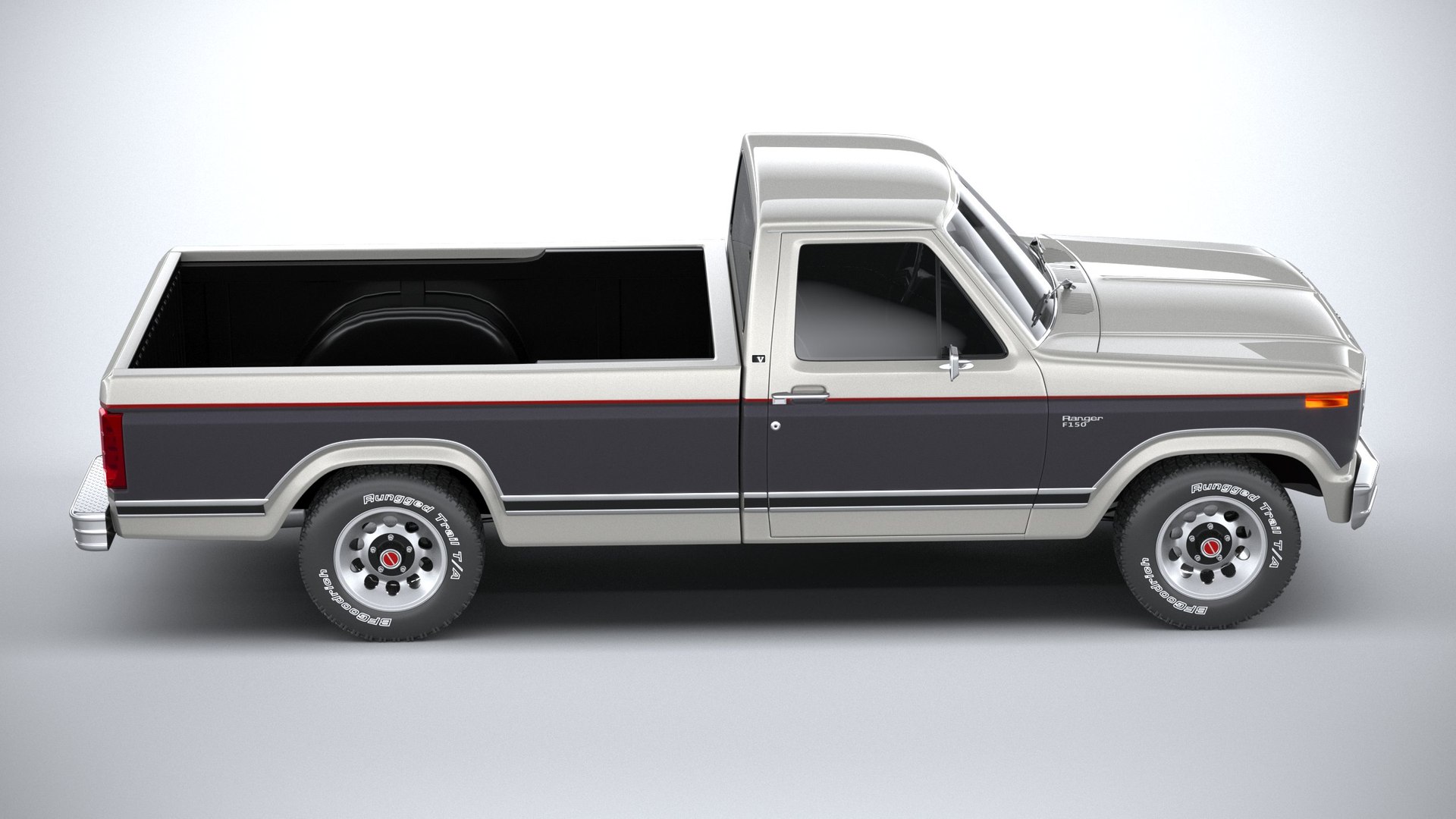 3D Ford F-150 Ranger 1980 Model - TurboSquid 1786791