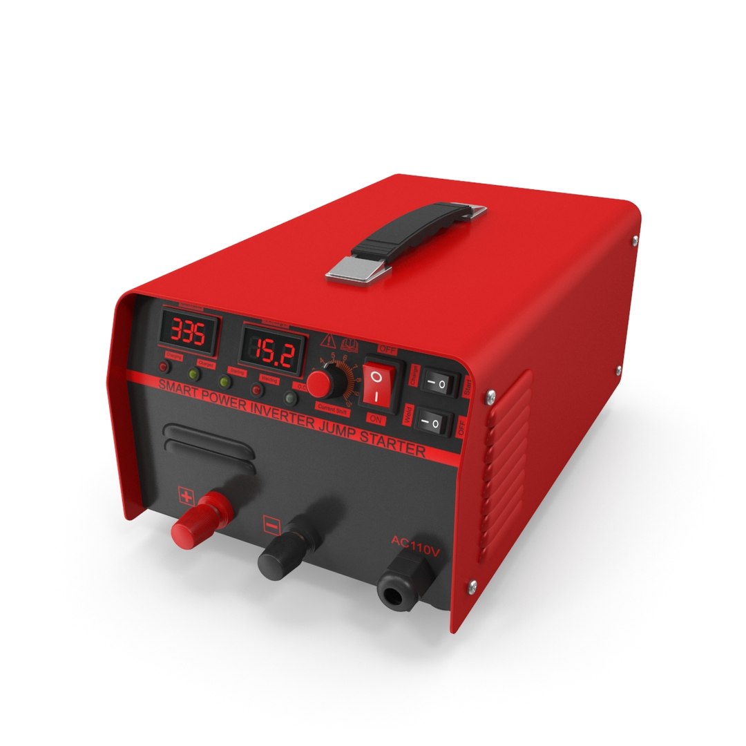 3D Portable Car Jump Starter PBR - TurboSquid 1838443