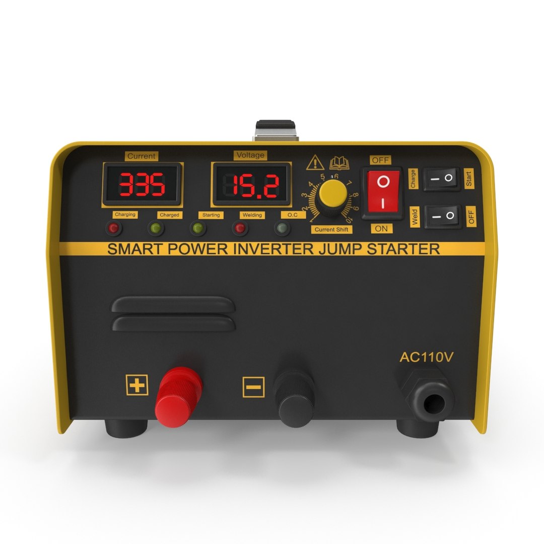 3D Portable Car Jump Starter PBR - TurboSquid 1838443