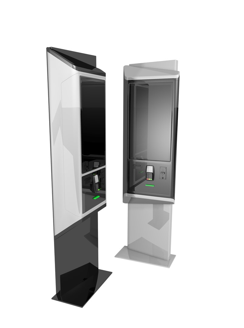 Self-service Kiosk 3D Model - TurboSquid 2223883
