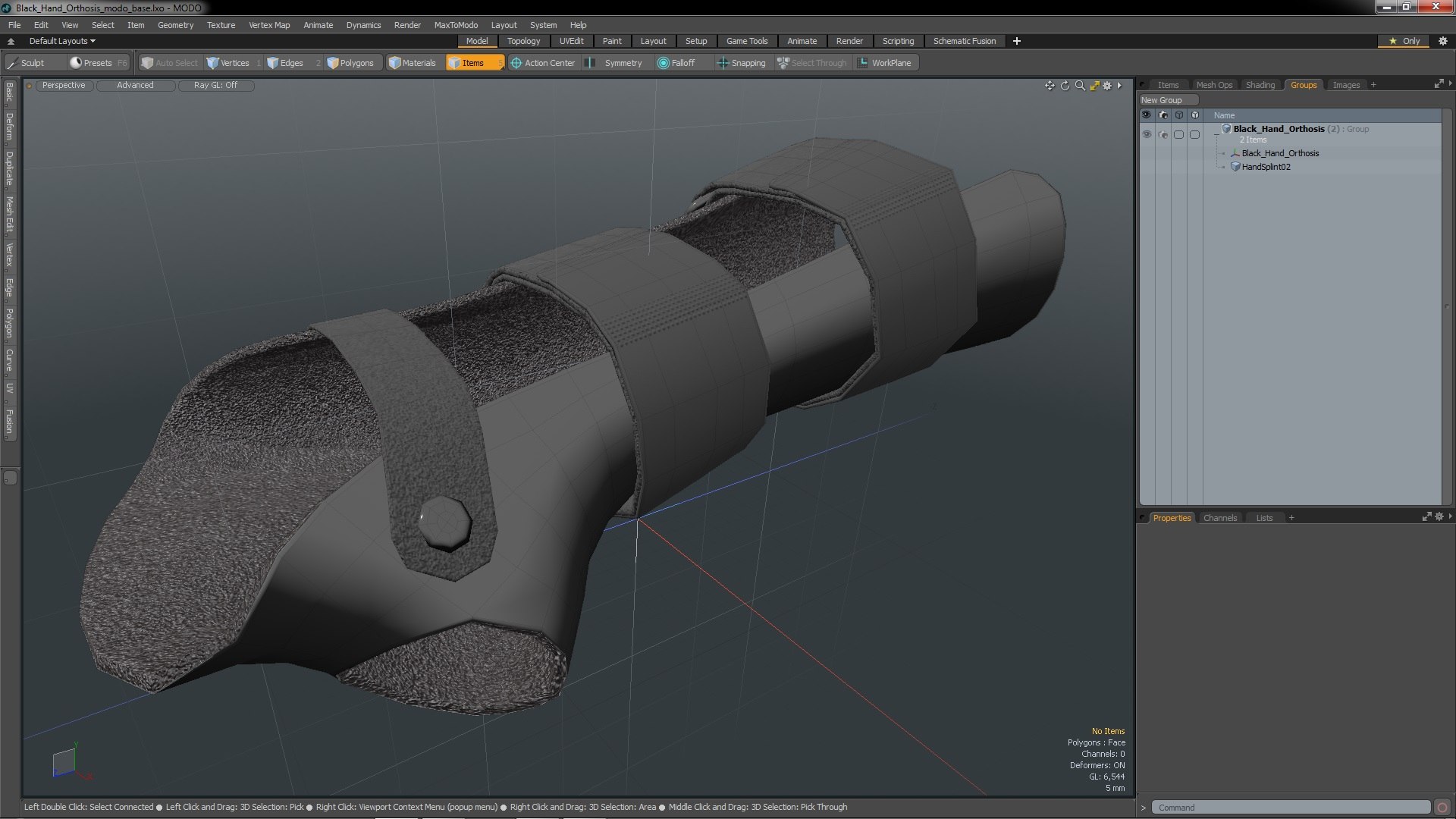 Black Hand Orthosis 3D model - TurboSquid 2121890