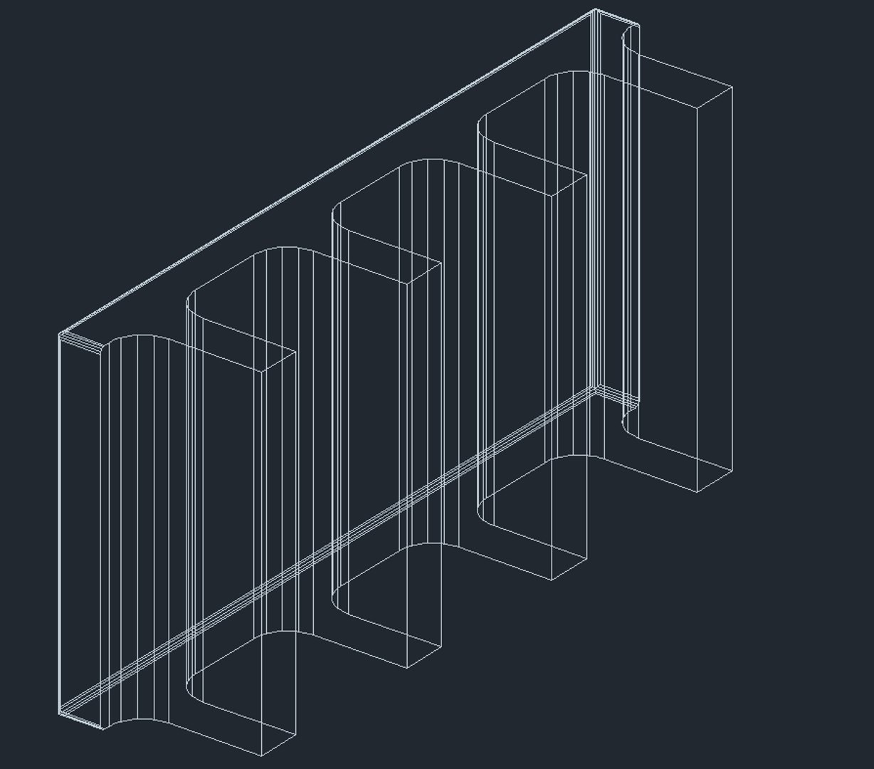 Concrete Block 3d Dwg