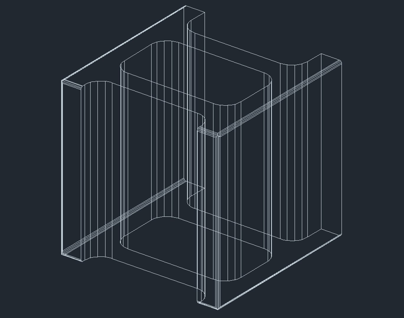 Concrete Block 3d Dwg