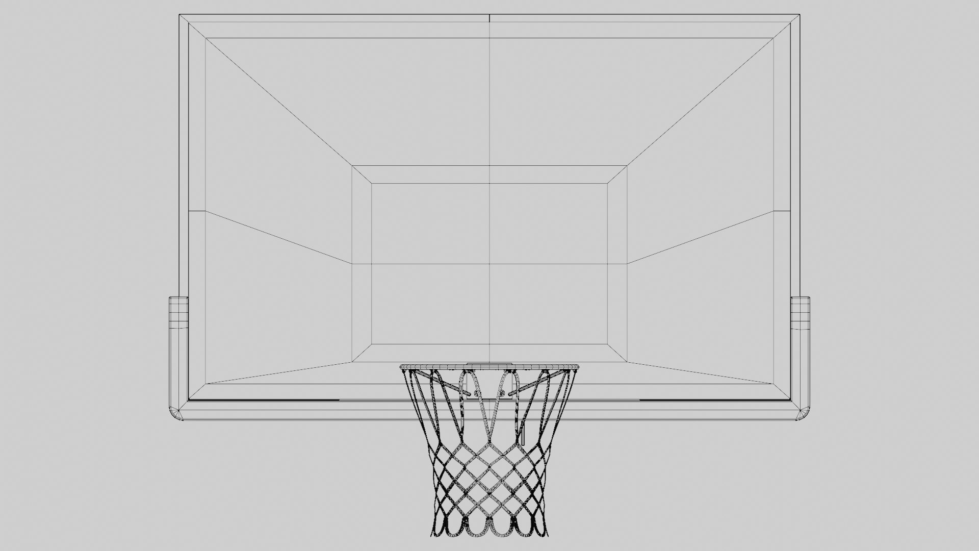Basketball Hoop 3D Model - TurboSquid 2128569