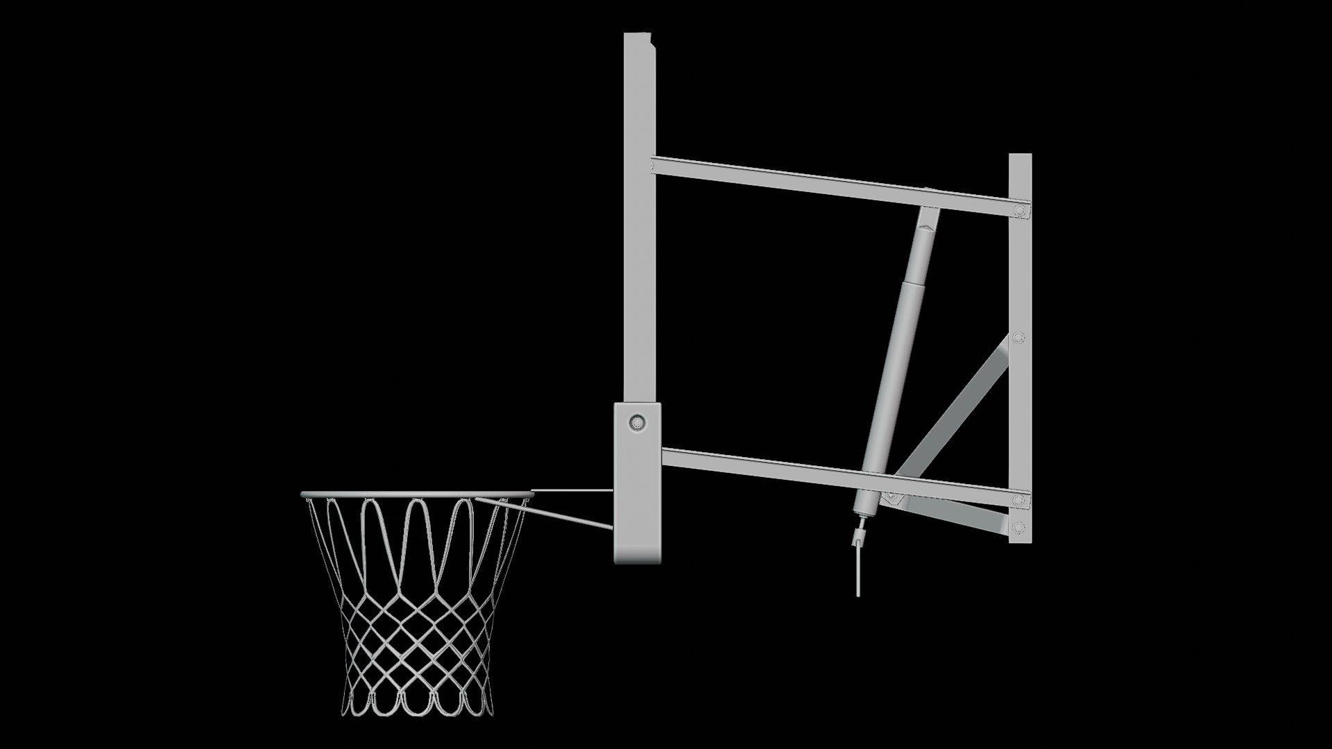 Basketball Hoop 3D Model - TurboSquid 2128569