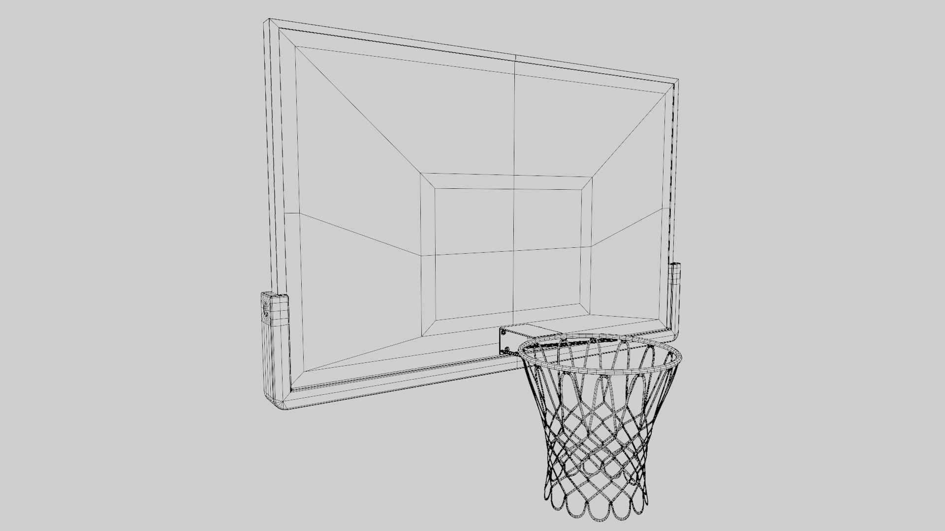 Basketball Hoop 3D Model - TurboSquid 2128569
