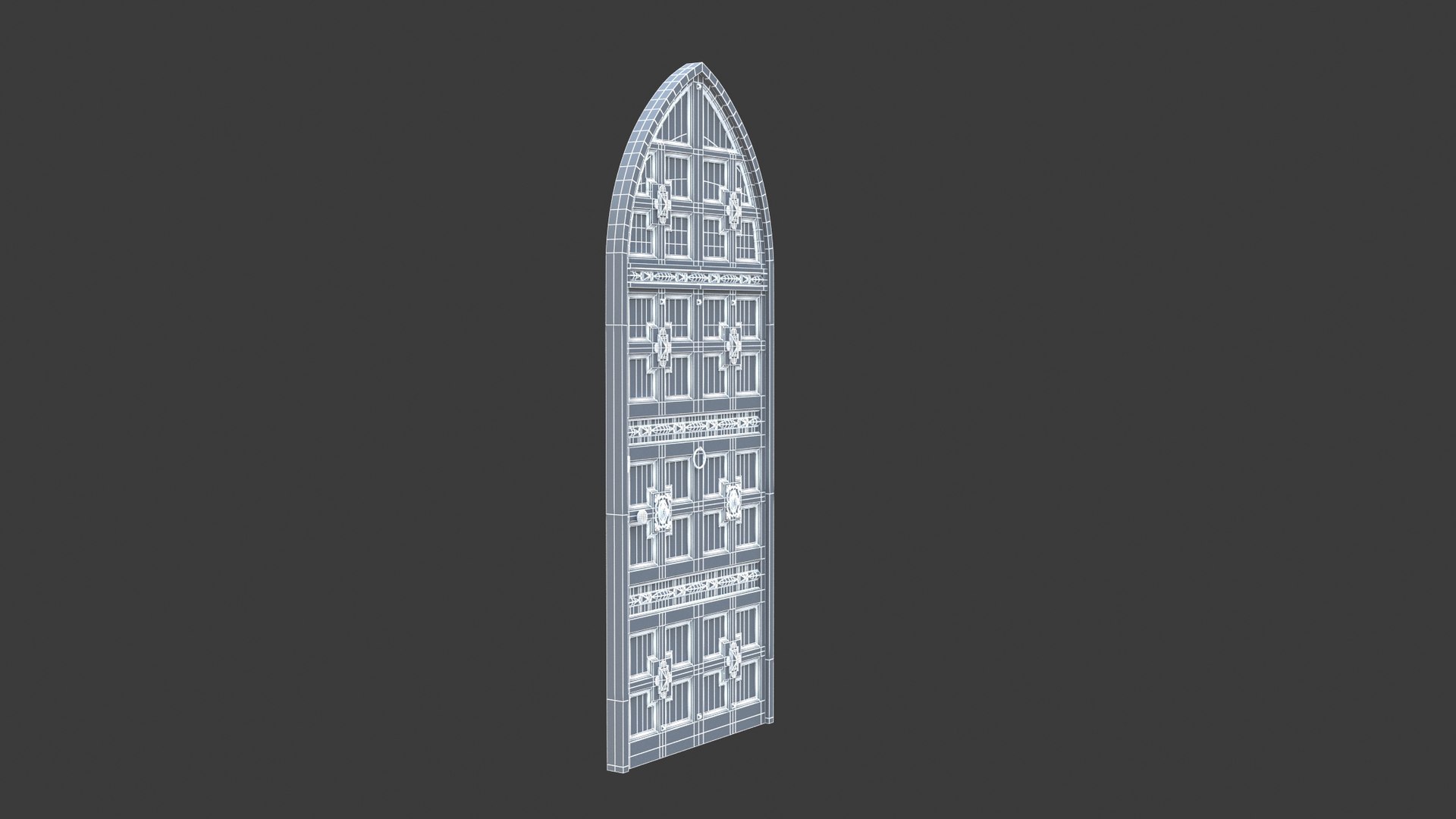 Castle Door 06 Low Poly Realistic 3D Model - TurboSquid 1923542