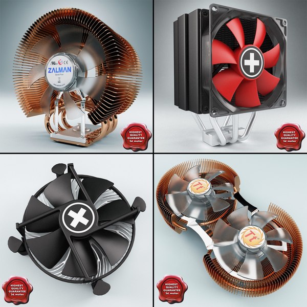 Collection CPU Cooler 3D Models for Download | TurboSquid