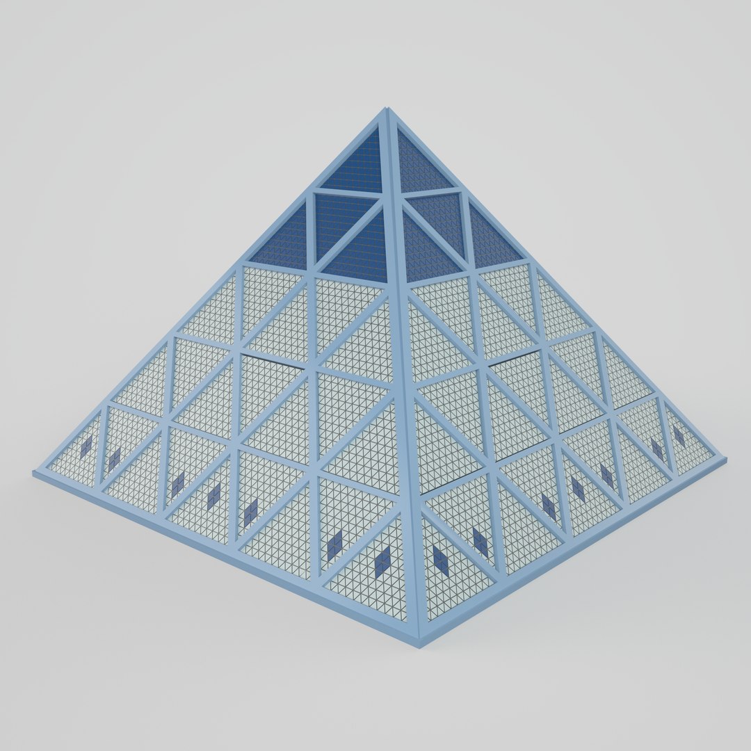 Building Pyramid Model - TurboSquid 1533014