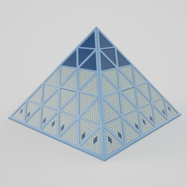 Building pyramid model - TurboSquid 1533014