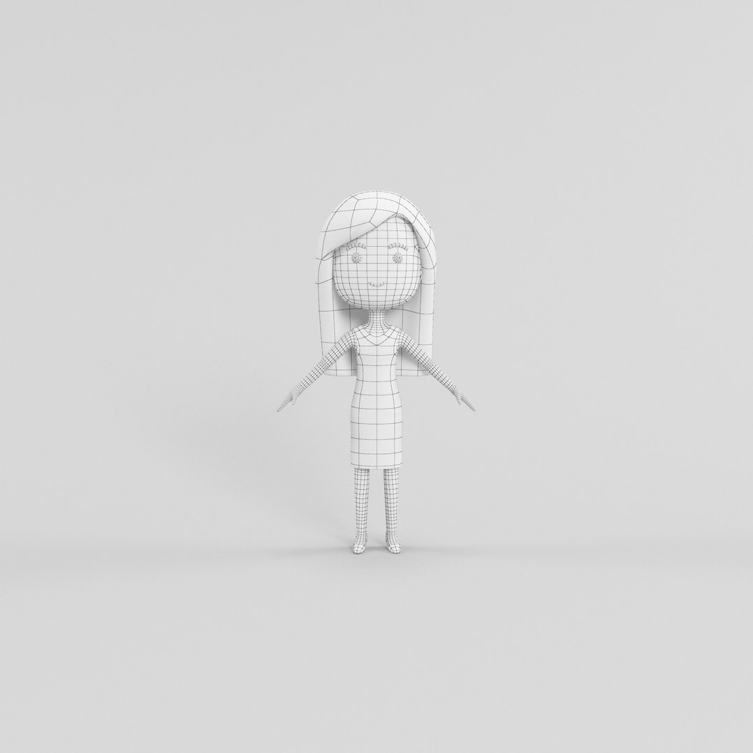 Cartoon Style Character 56 3D Model - TurboSquid 2520701