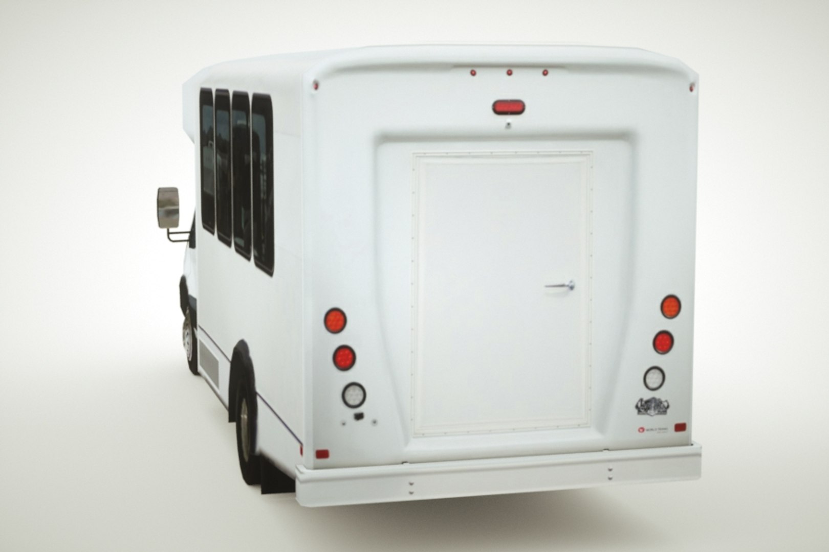 Generic Shuttle Bus Van 3D Model - TurboSquid 1385123