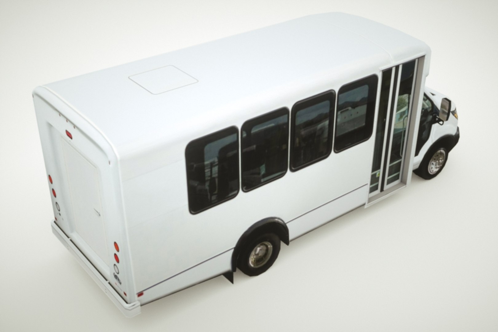 Generic Shuttle Bus Van 3D Model - TurboSquid 1385123