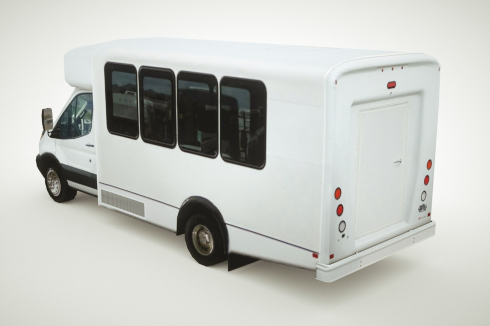 Generic Shuttle Bus Van 3D Model - TurboSquid 1385123