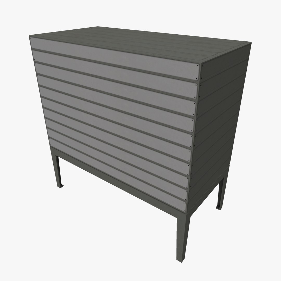 Plan Drawers 3d Model