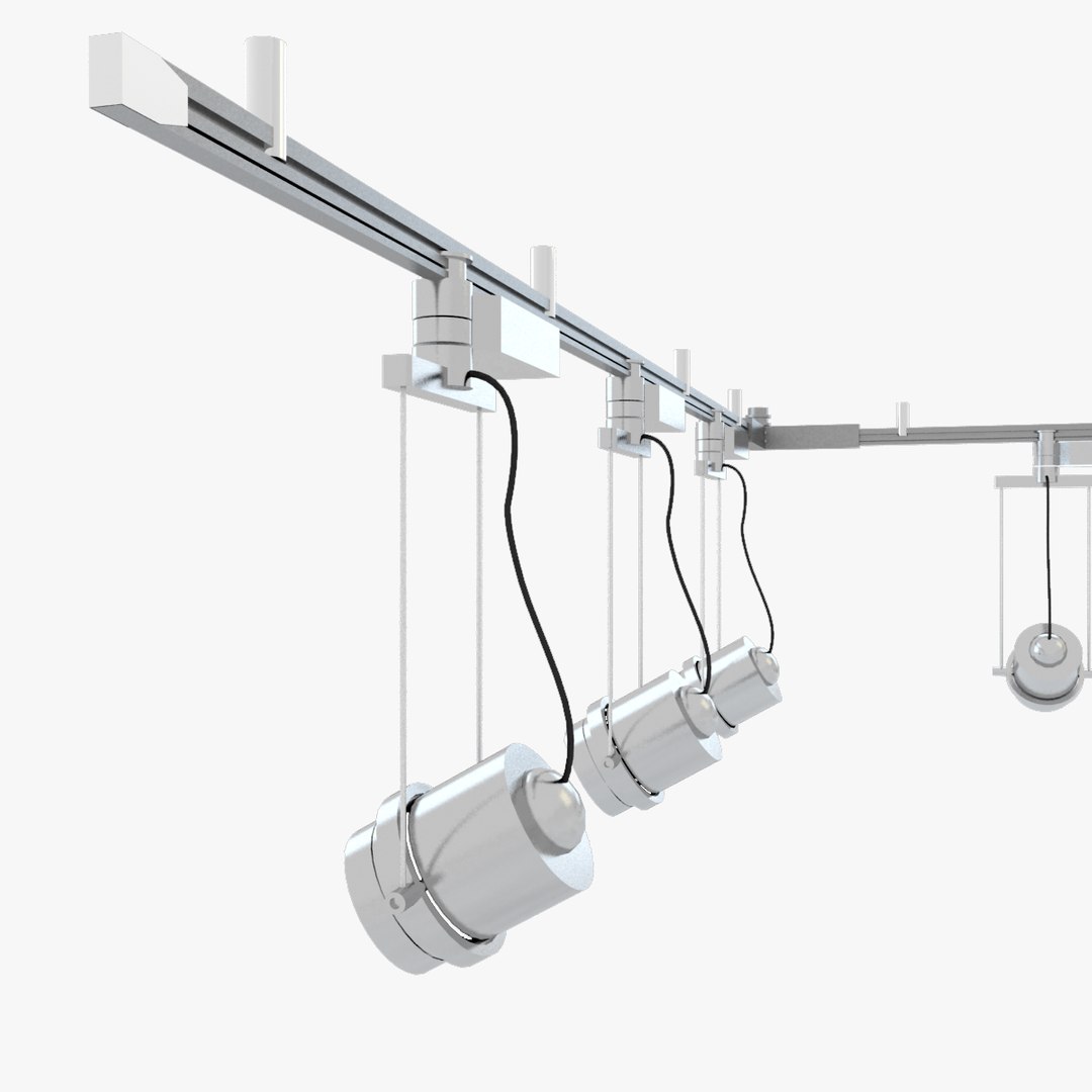 Track Light Mini Cylinder 3d Model