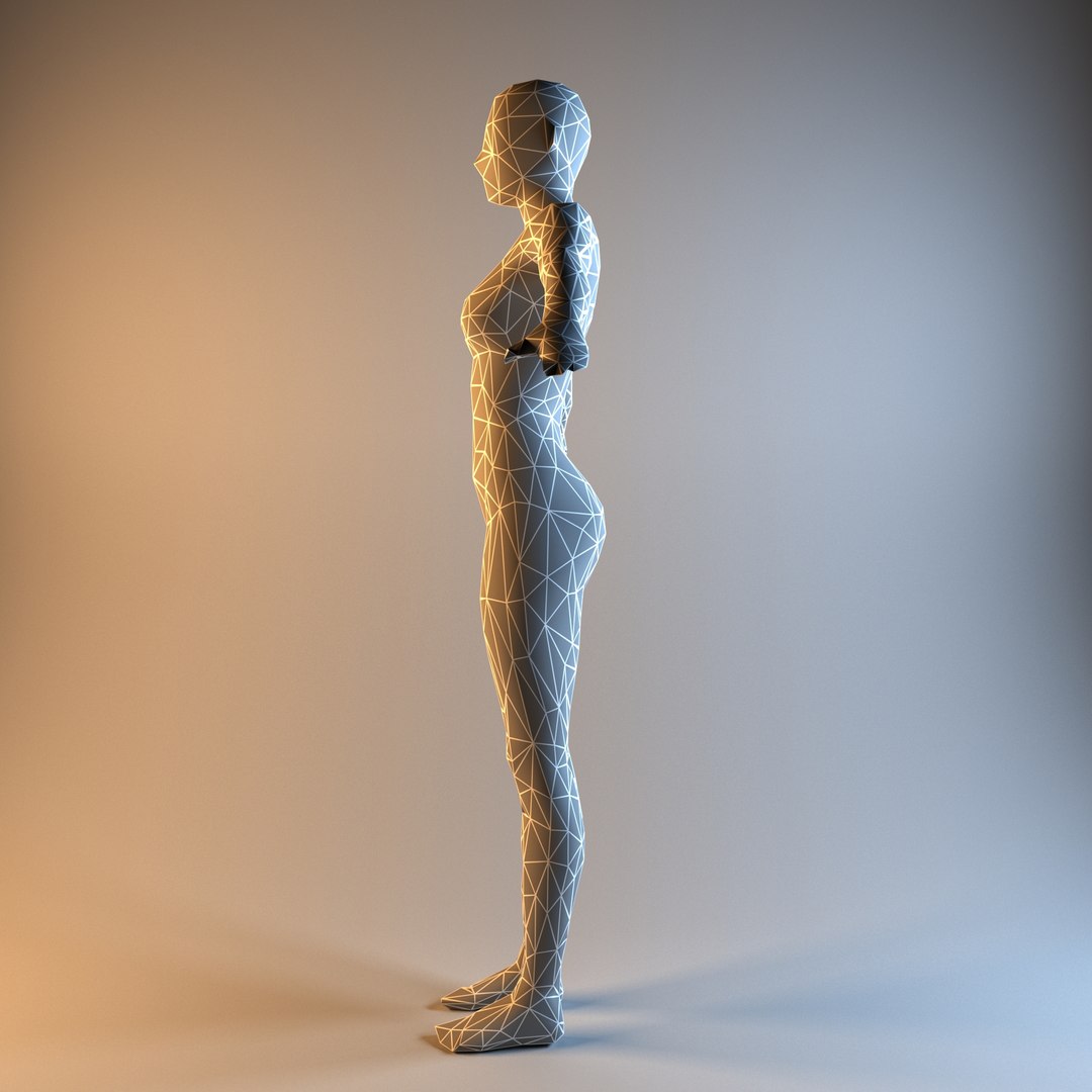 3D Base Mesh Female Characters Model - TurboSquid 1710962