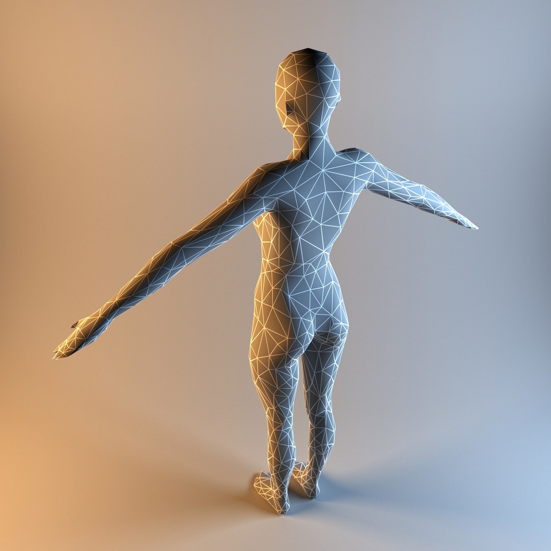 3D Base Mesh Female Characters Model - TurboSquid 1710962