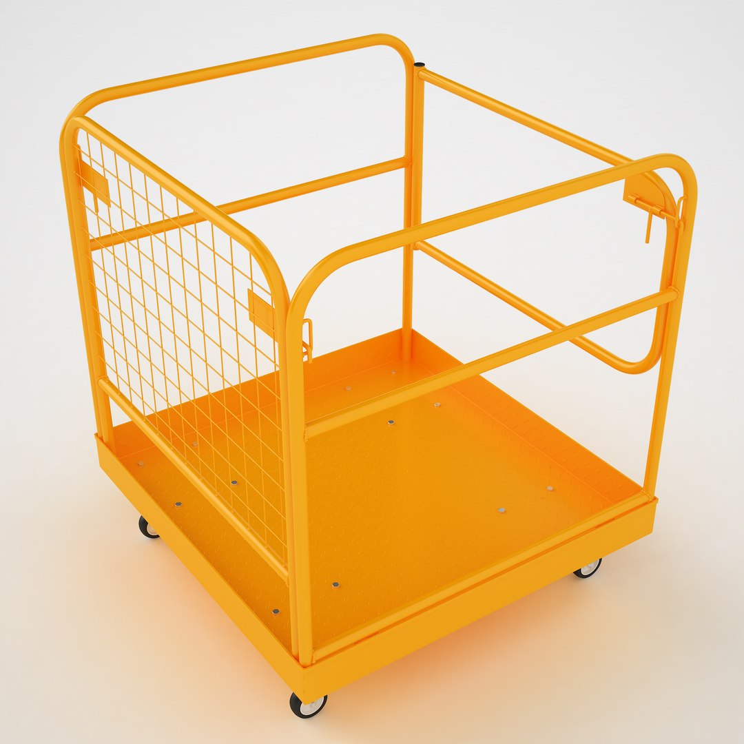 Forklift Safety Cage 01 3D - TurboSquid 2286989