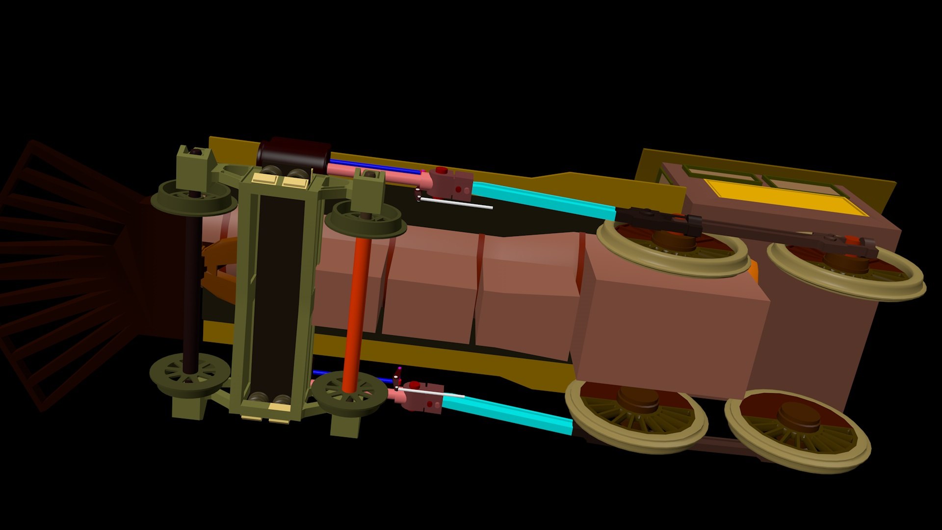 3D Steam Engine Train - TurboSquid 2087297