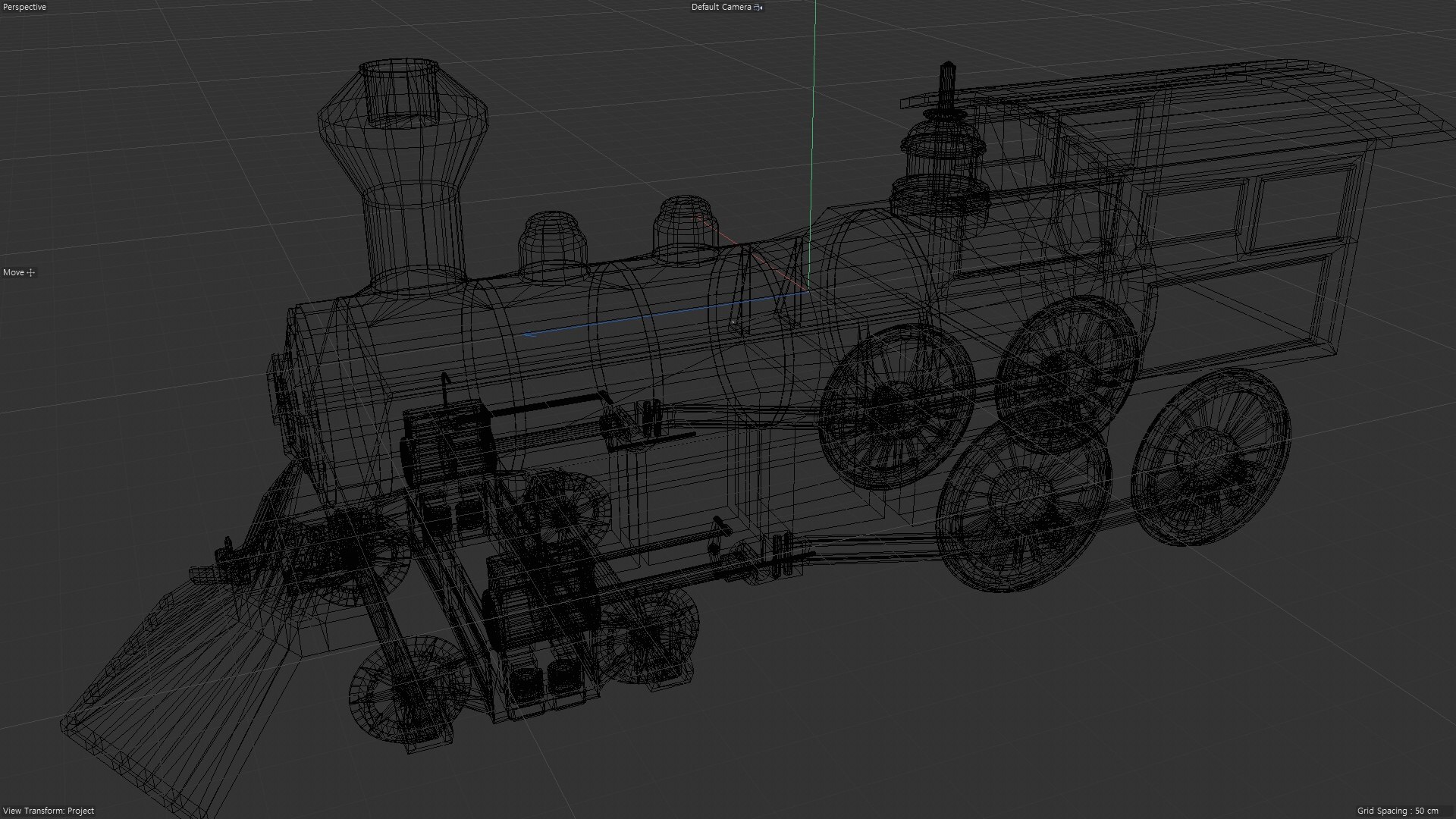 3D Steam Engine Train - TurboSquid 2087297